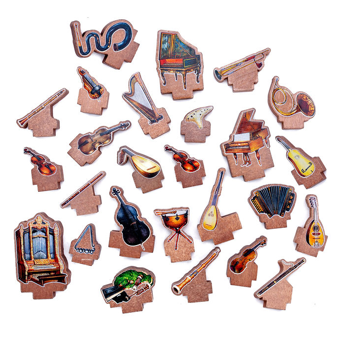 Luthier Illustrated Instrument Standees – Paverson Games